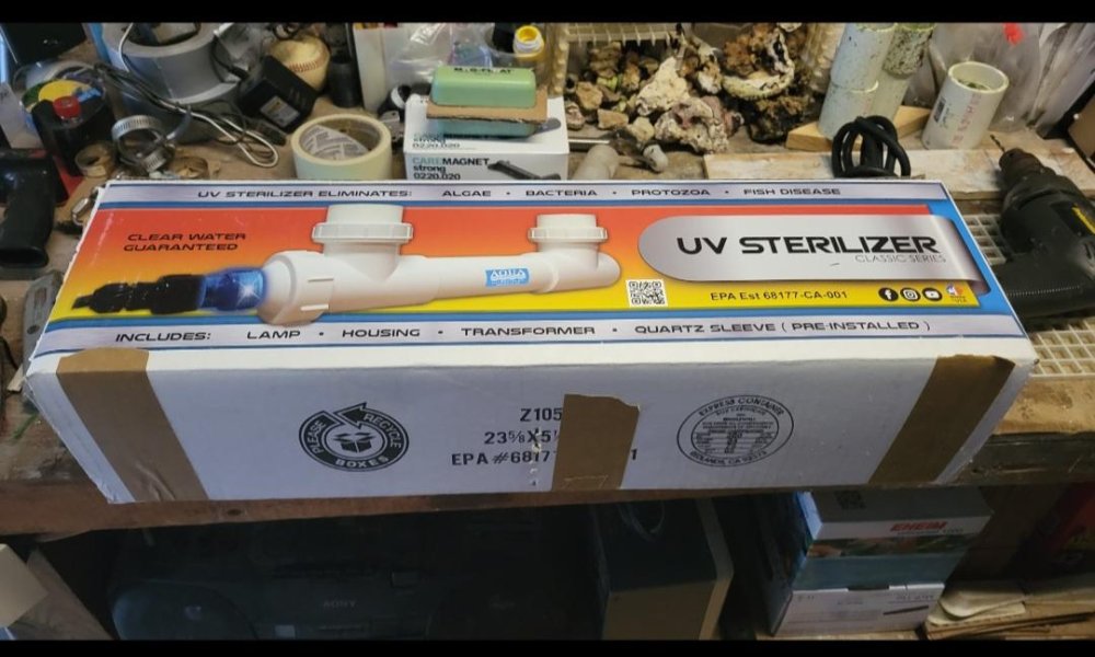 AQUA UV 57 WATT ULTRAVIOLET STERILIZER FOR SALE $500, MAXSPECT JUMP DC 10K PUMP....$200